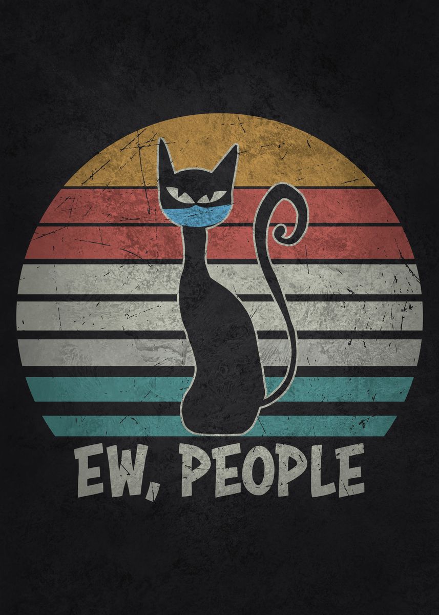 'Ew People' Poster, picture, metal print, paint by GOHAN | Displate