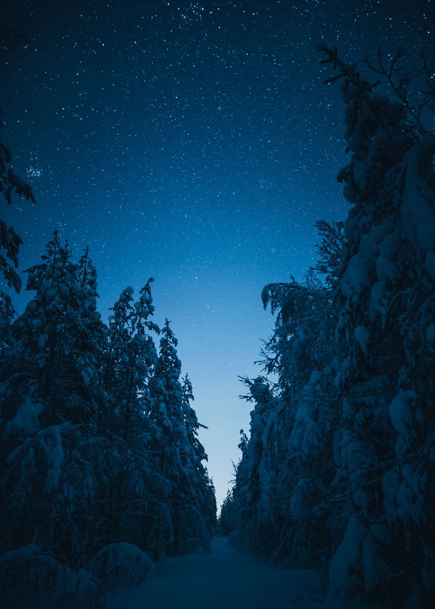 'Dreamy blue' Poster, picture, metal print, paint by Mikko Pekkala ...