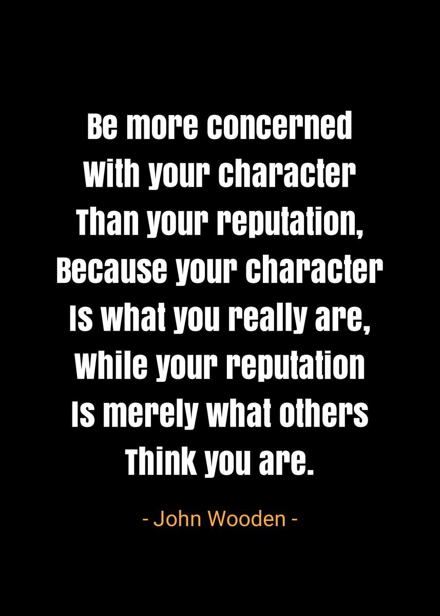 'John Wooden quotes' Poster, picture, metal print, paint by pus meong ...