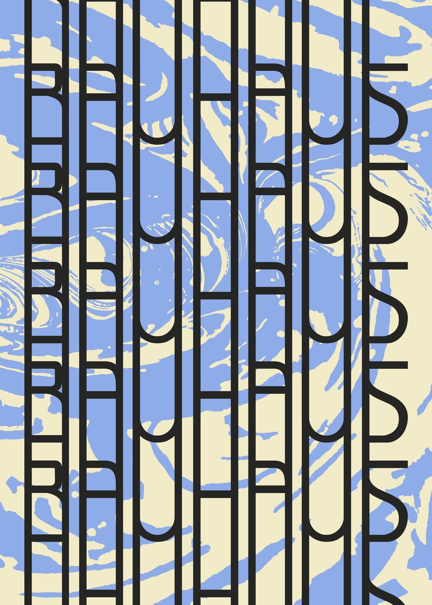 'Bauhaus Ty' Poster by BluePinkPanther | Displate