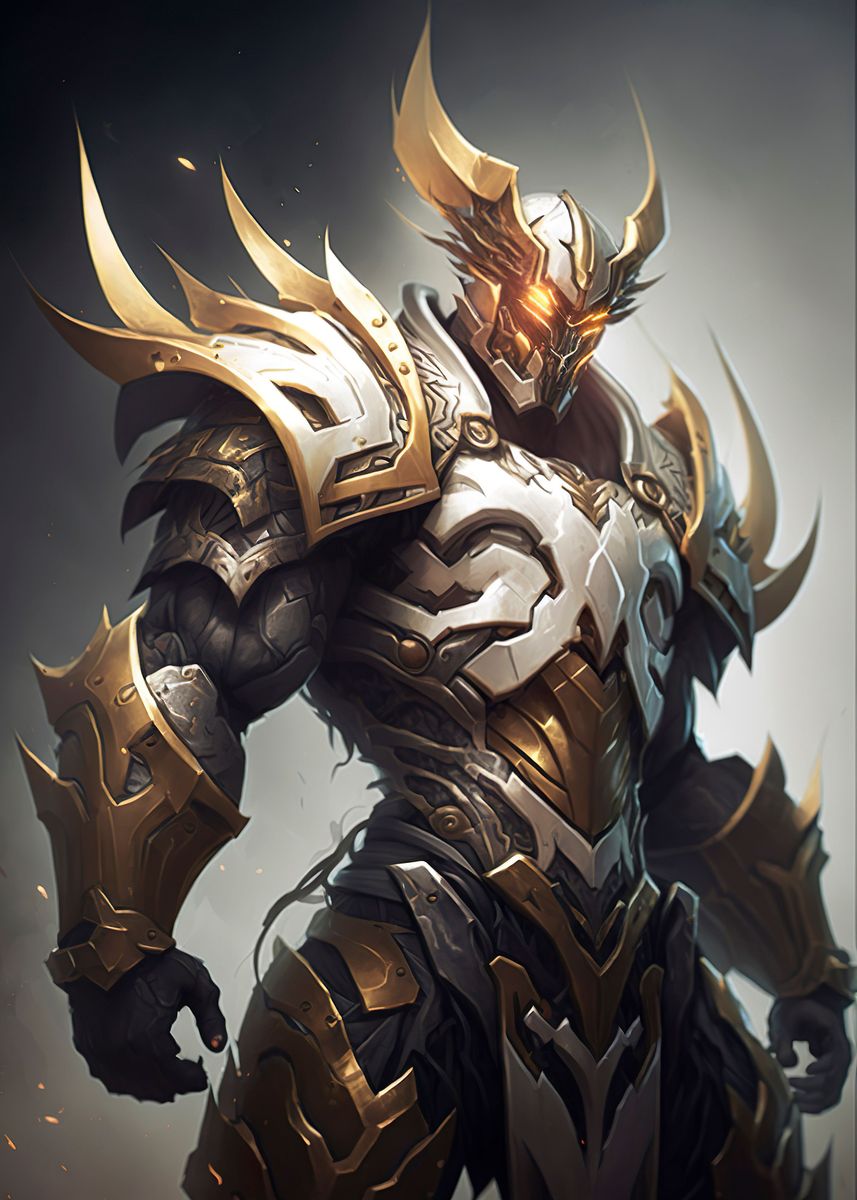 'The Champion of Justice' Poster, picture, metal print, paint by Mx ...