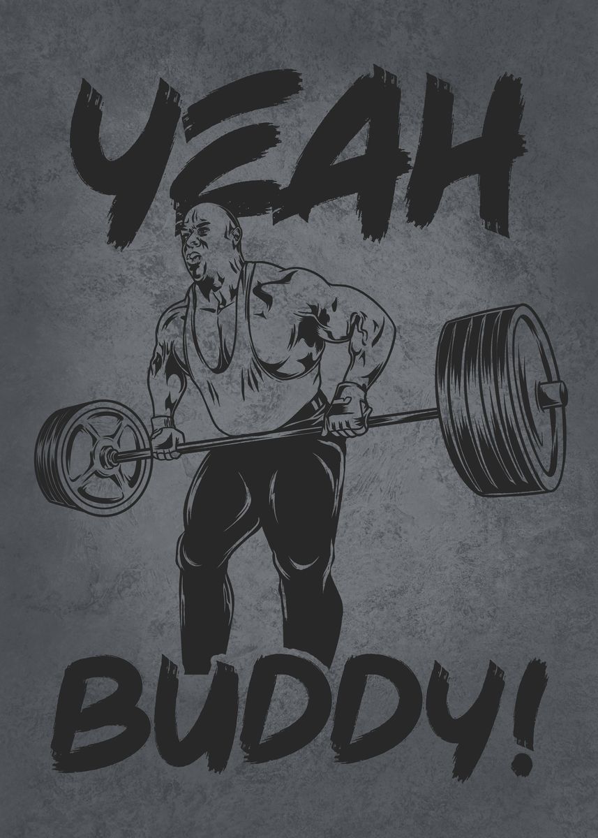 'Yeah Buddy Ronnie Row' Poster, picture, metal print, paint by CHAN ...