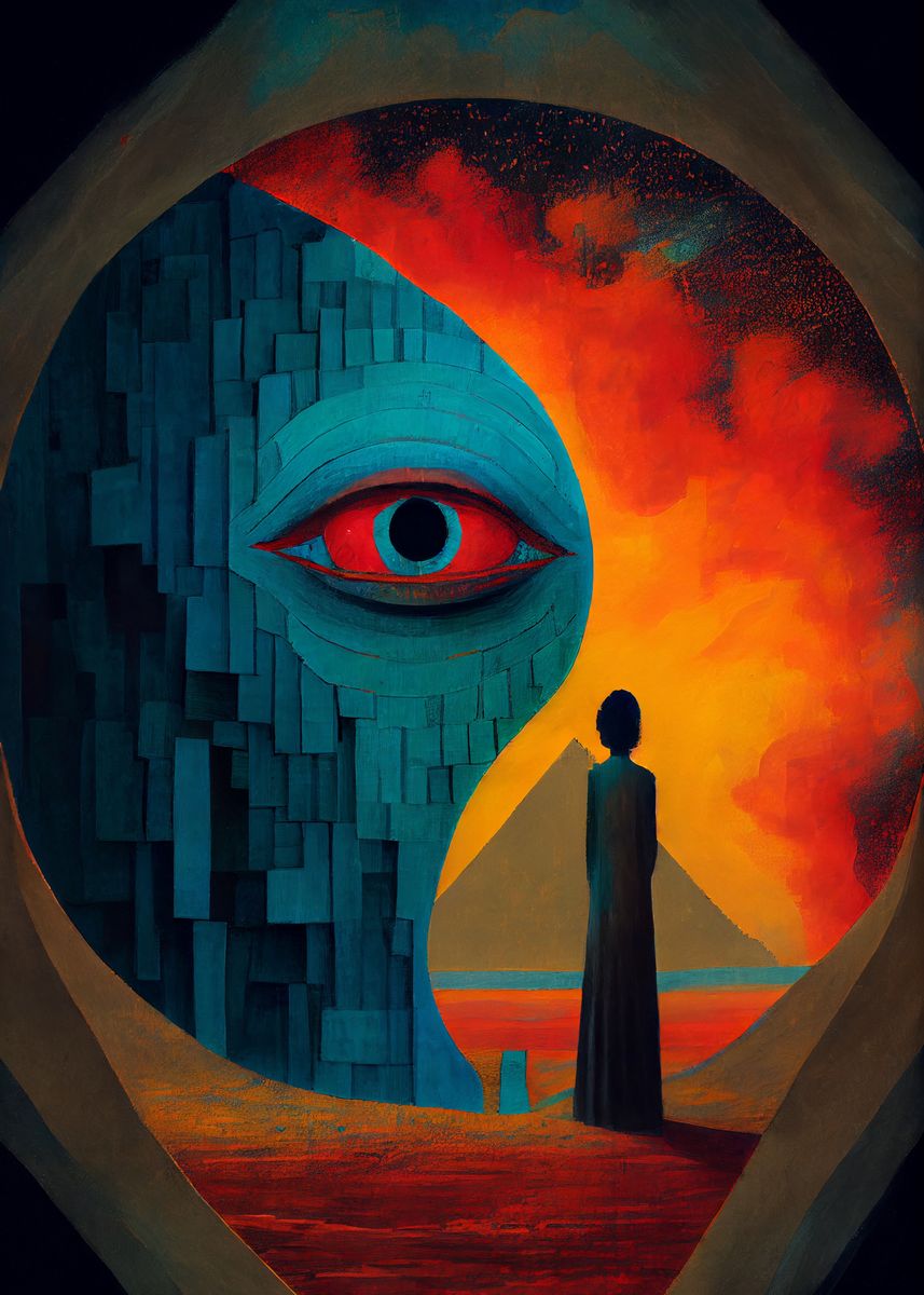 'From Beyond' Poster, picture, metal print, paint by Polymath Prints ...