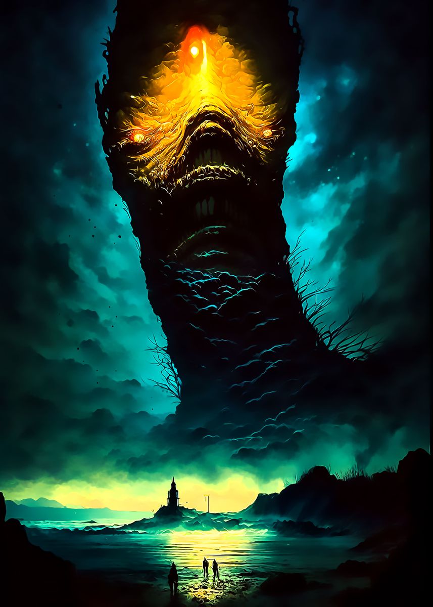 'Human and Monster' Poster, picture, metal print, paint by Kashimoto ...