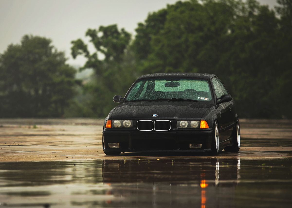 'BMW E36' Poster by Monster Car | Displate