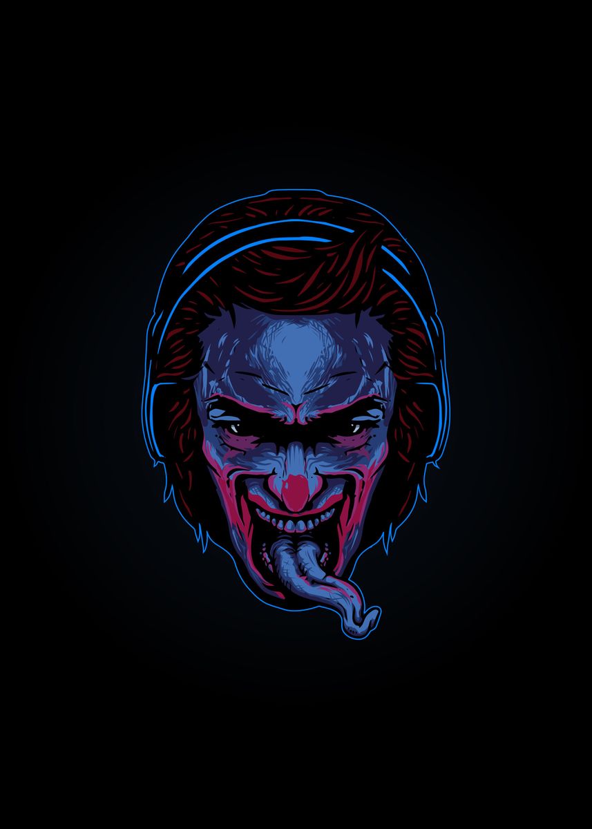 'Man head' Poster, picture, metal print, paint by JusticeEichmann ...