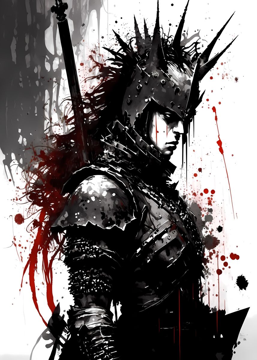 'Gothic Medieval Knight' Poster, picture, metal print, paint by ...