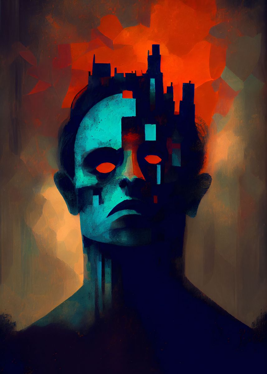 'Modernity' Poster, picture, metal print, paint by Polymath Prints ...