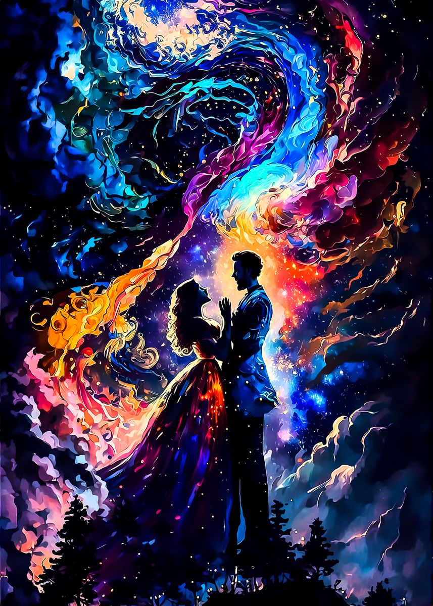 'Love Painting' Poster, picture, metal print, paint by Helen Hall ...