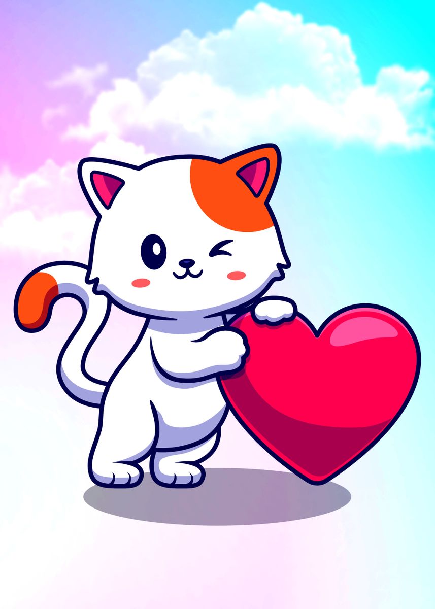 'Cat' Poster by khoa doan | Displate