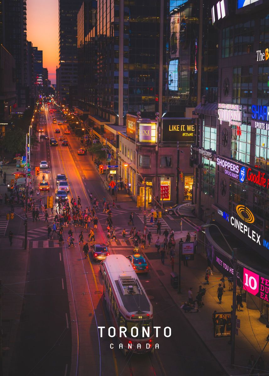 'Toronto ' Poster by Travel Addict | Displate