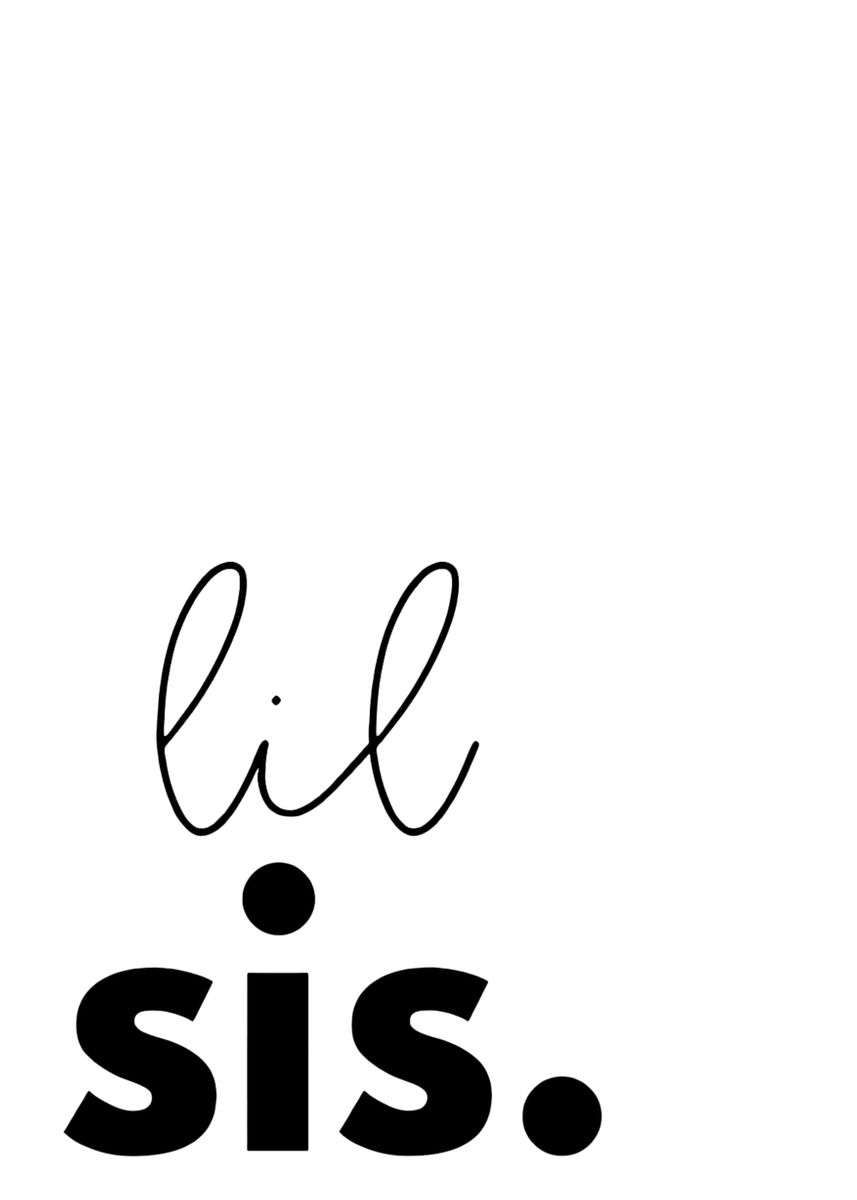 'Sis' Poster, picture, metal print, paint by Ben Bastian | Displate