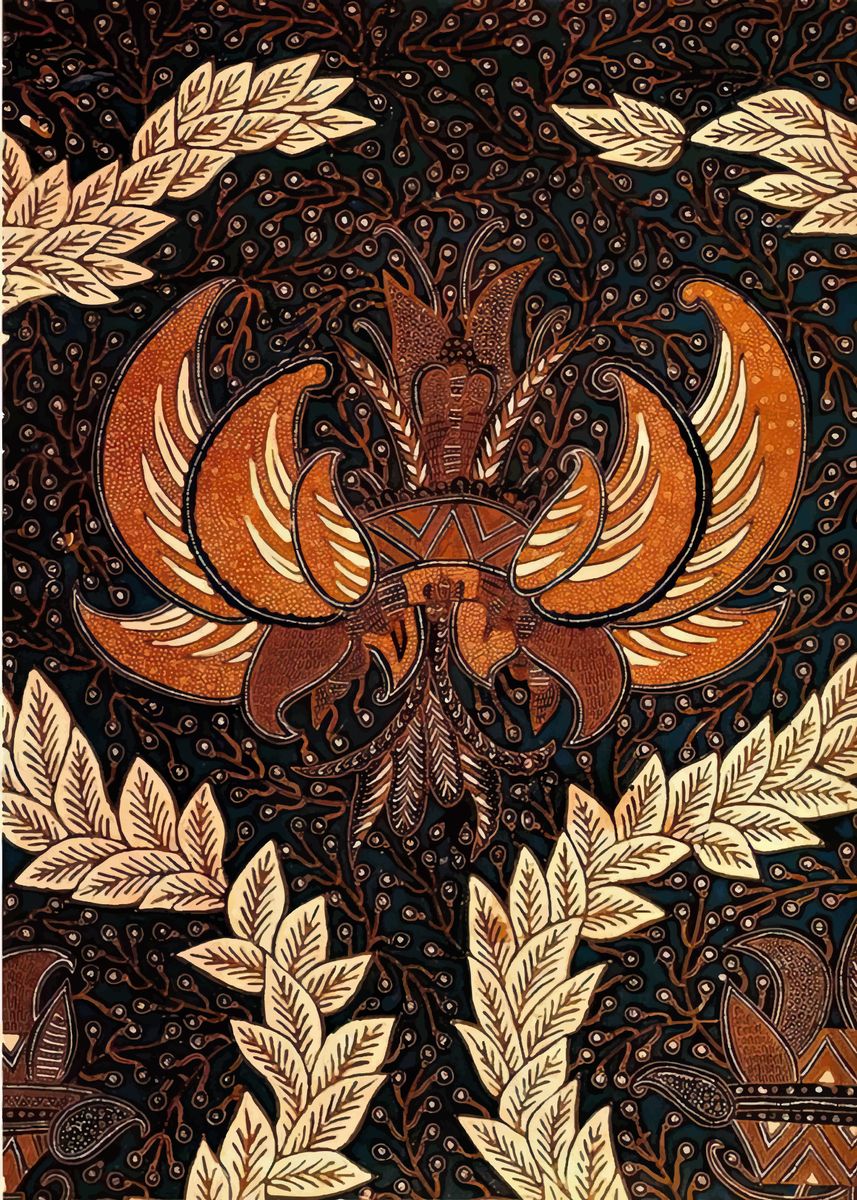 'Batik Indonesian' Poster, picture, metal print, paint by gondt droon ...