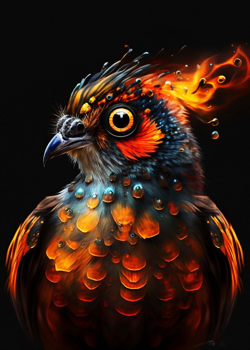 'Birds Legend' Poster, picture, metal print, paint by Muh Asdar | Displate