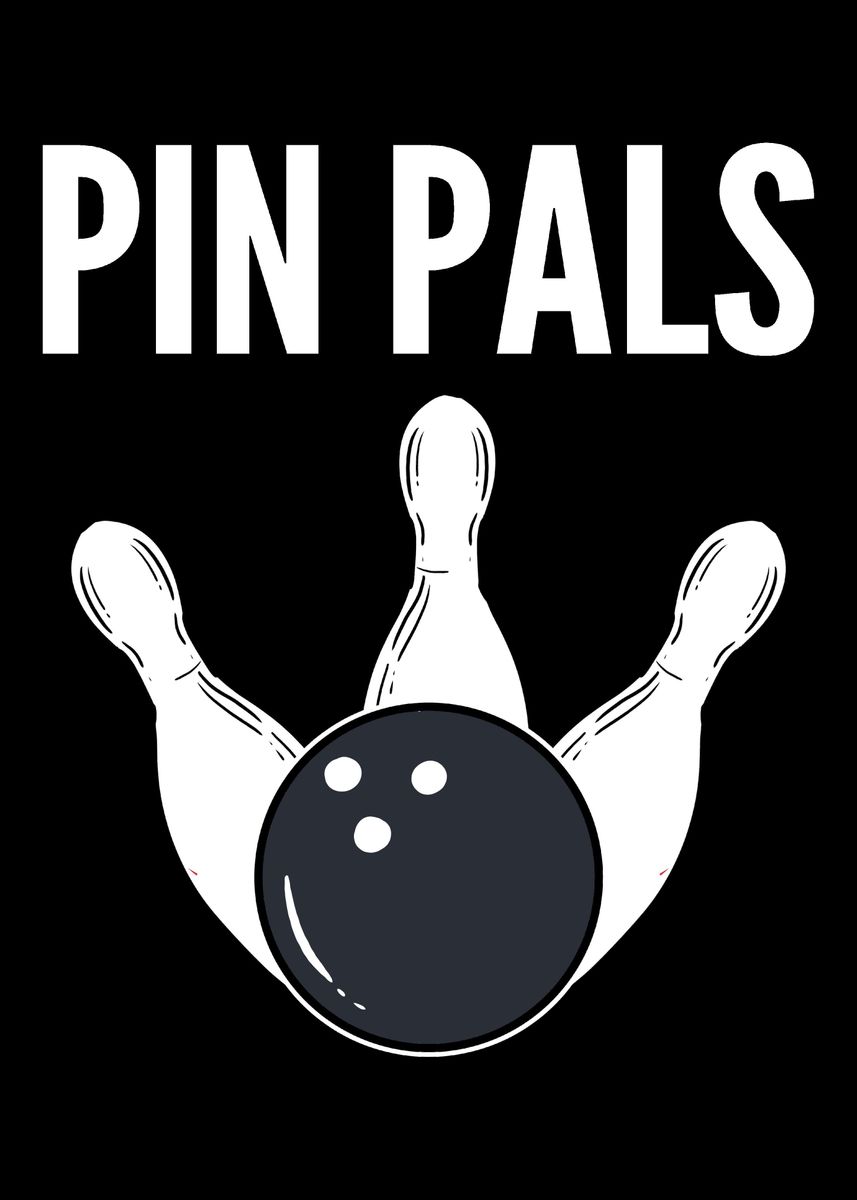 'Pin Pals Sports Person Gif' Poster, picture, metal print, paint by ...