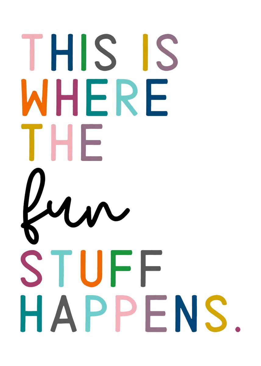 'Fun' Poster, picture, metal print, paint by Ben Bastian | Displate