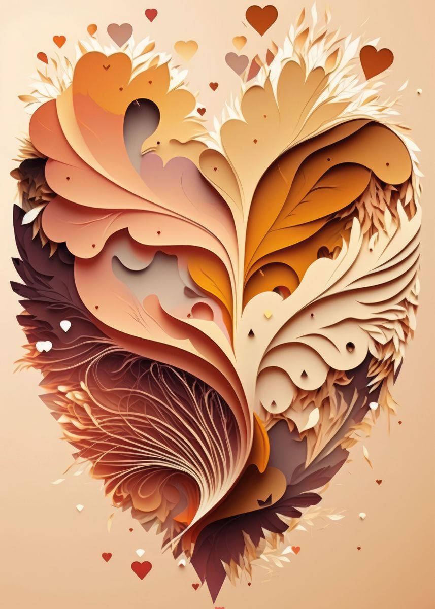 'Love Art Series Style 2' Poster, picture, metal print, paint by ...