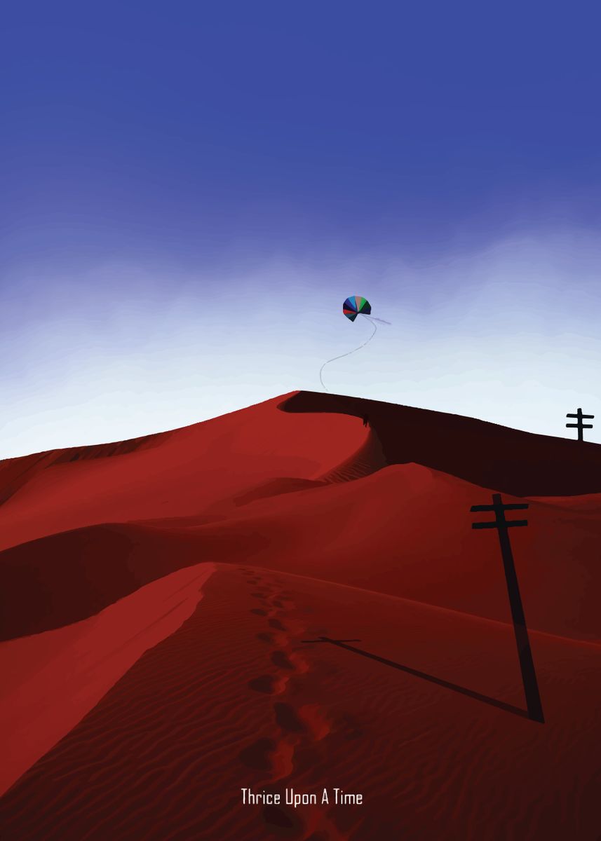 'Thrice Up on A Time ' Poster, picture, metal print, paint by Art ...