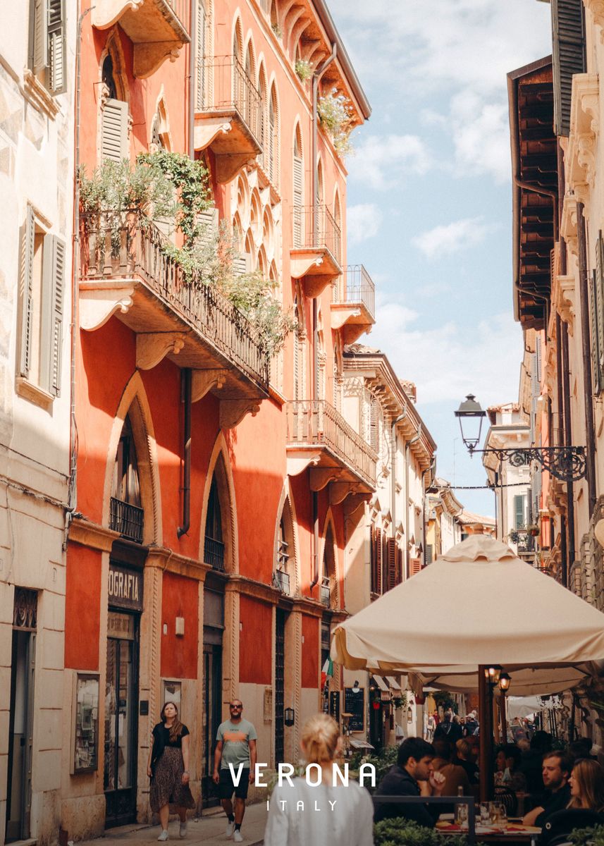 'Verona ' Poster, picture, metal print, paint by Explore Universe ...