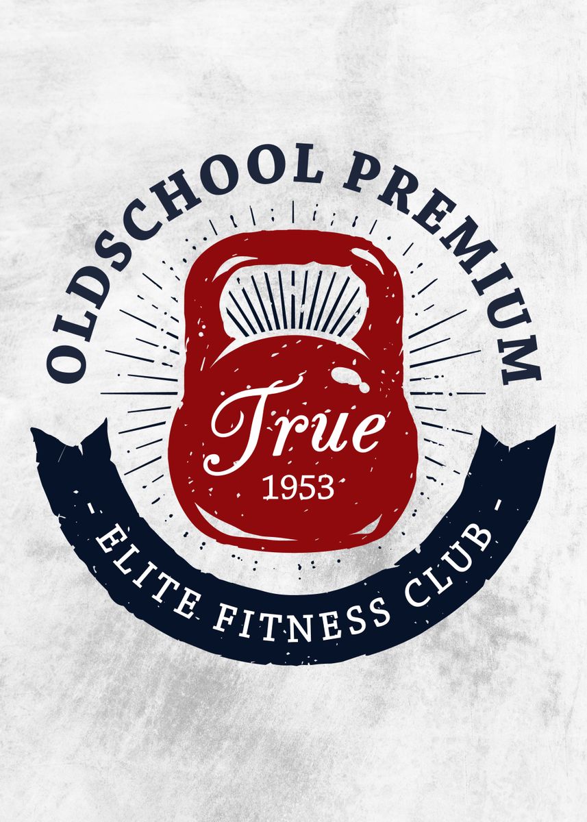'Elite Fitness Club' Poster, picture, metal print, paint by crbn design ...