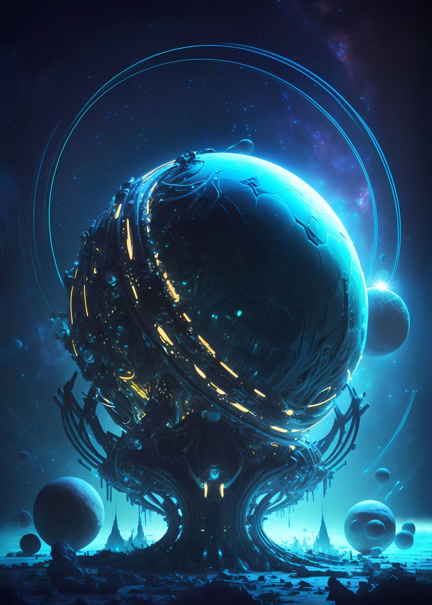 'Alien Dreamscapes' Poster, picture, metal print, paint by Luong Phat ...