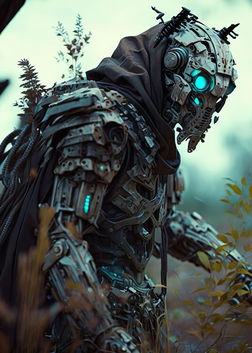 'Robotic Hunter' Poster, picture, metal print, paint by JLD Designs ...