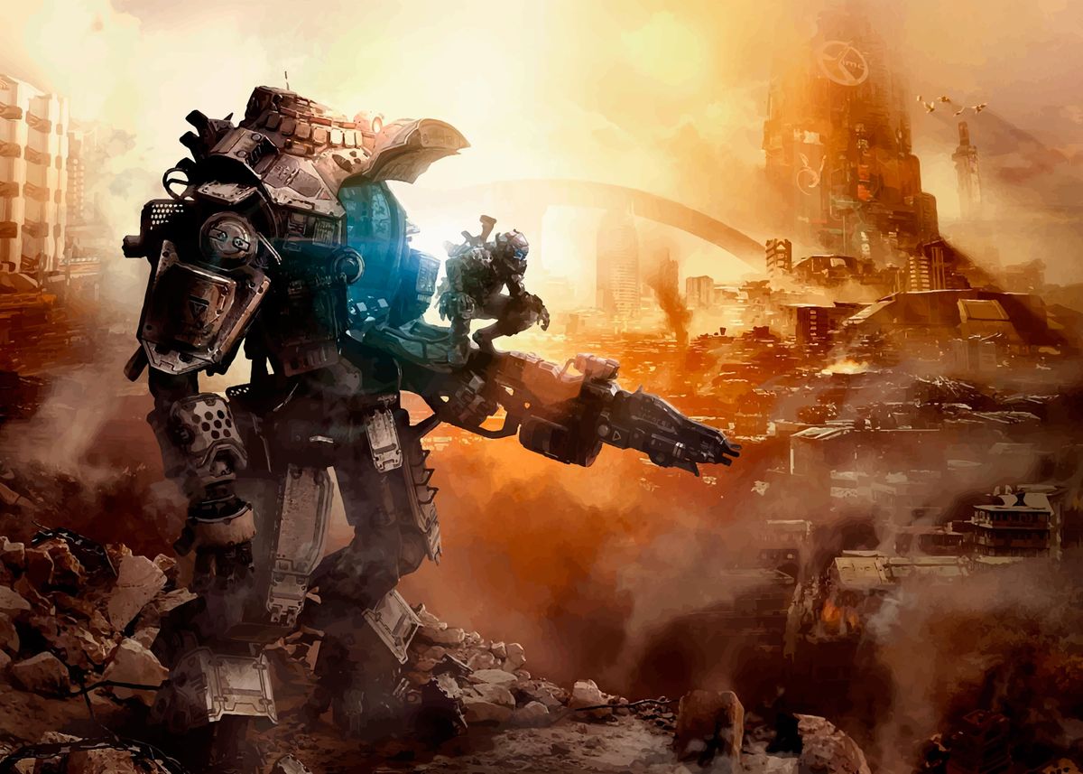 'Titanfall' Poster by Lai Majnun | Displate