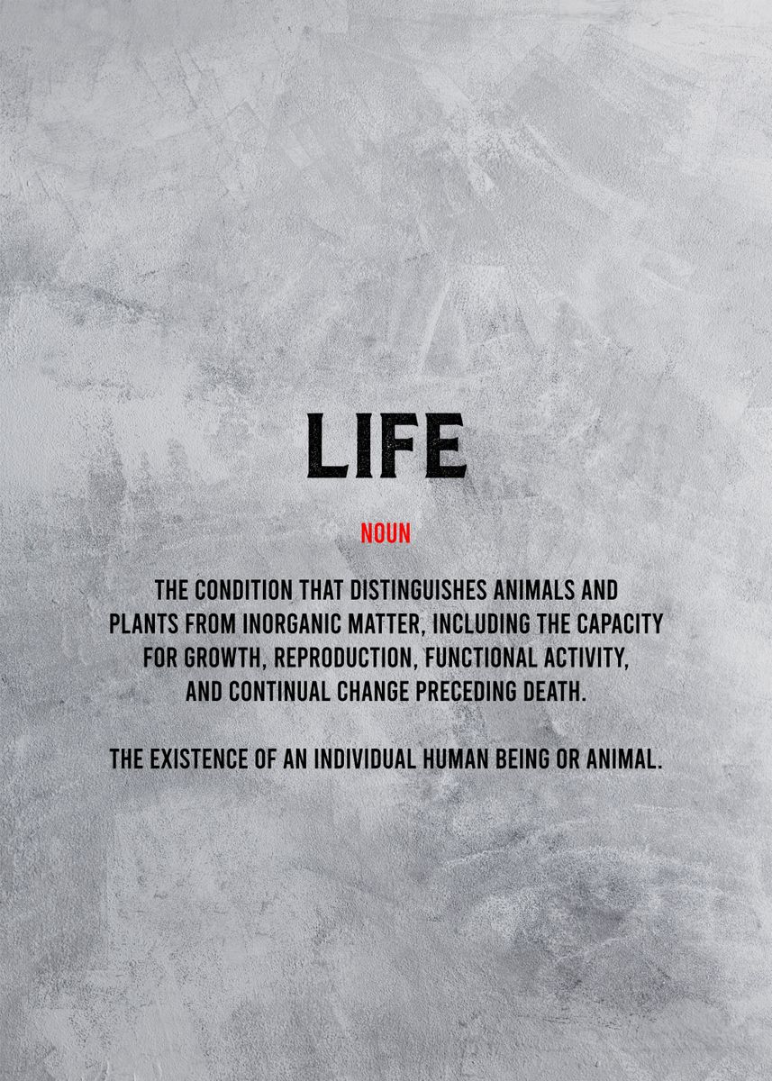 'life motivational' Poster, picture, metal print, paint by Bestselling ...