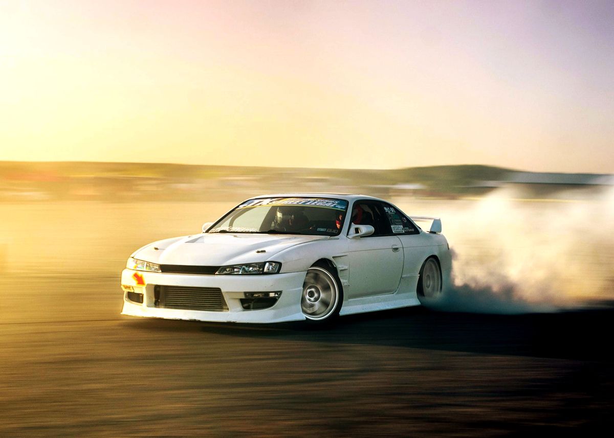 'Nissan Silvia' Poster by Marcel Lee | Displate