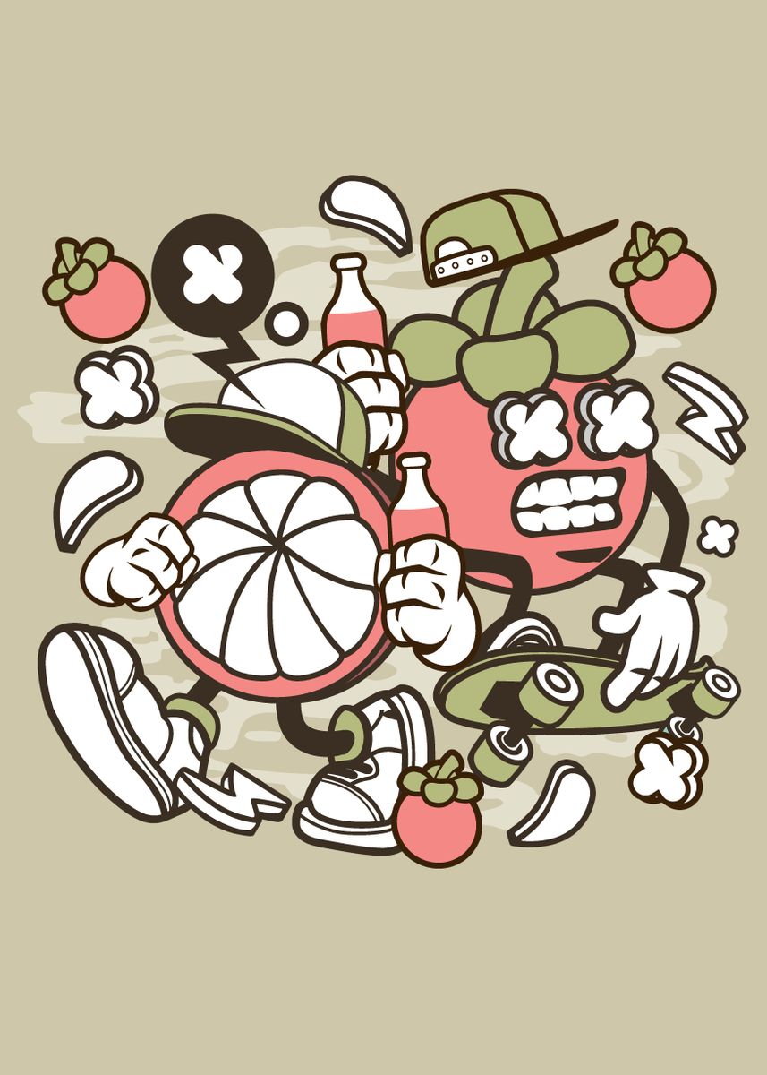 'Cartoon Illustration 303' Poster, picture, metal print, paint by Aloke ...