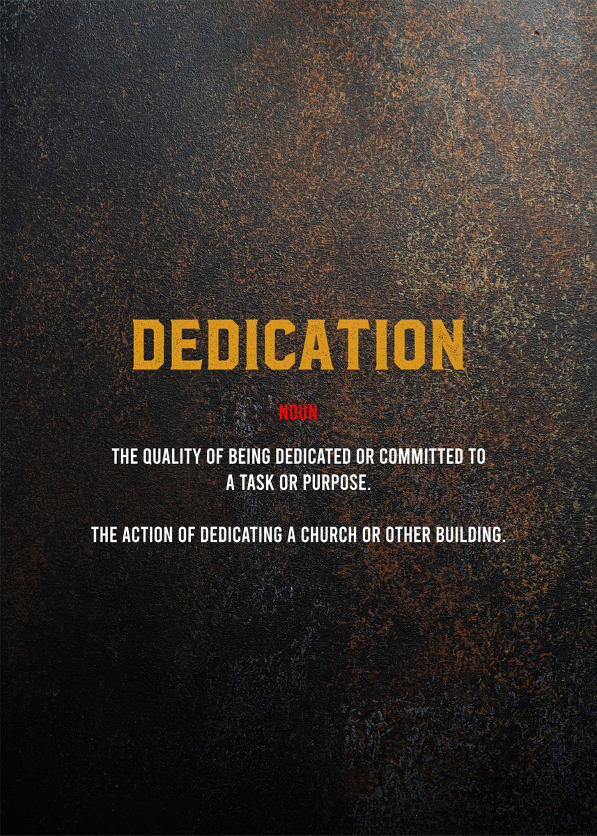 'dedication' Poster, picture, metal print, paint by Greatest of all ...
