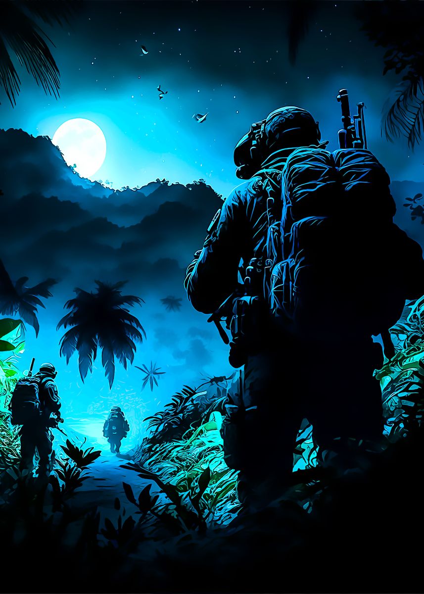 'Soldier' Poster, picture, metal print, paint by Maver File | Displate
