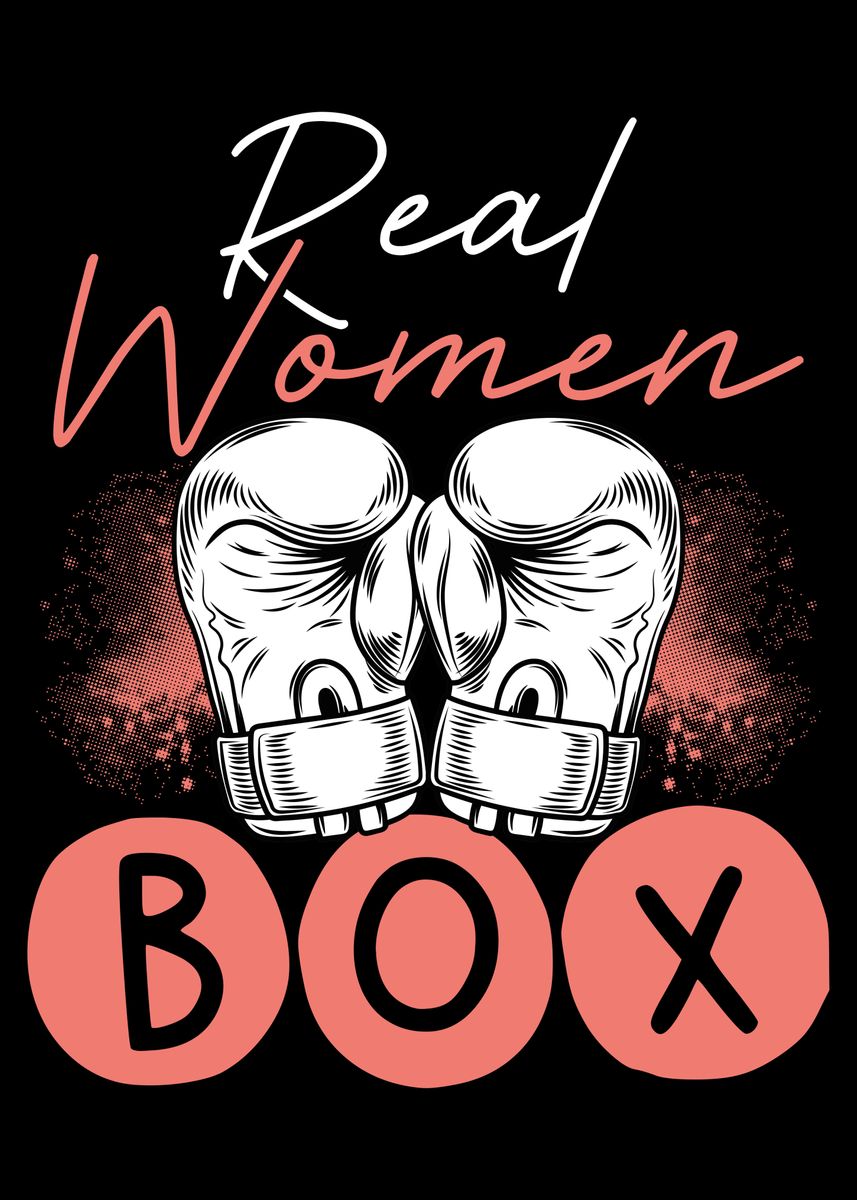 'Real women box' Poster, picture, metal print, paint by BeMi | Displate