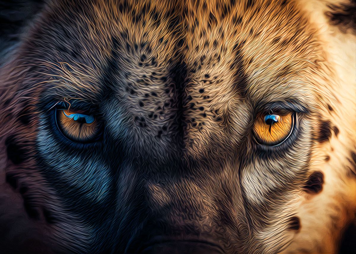 'Hyena' Poster by Hustle 92 | Displate