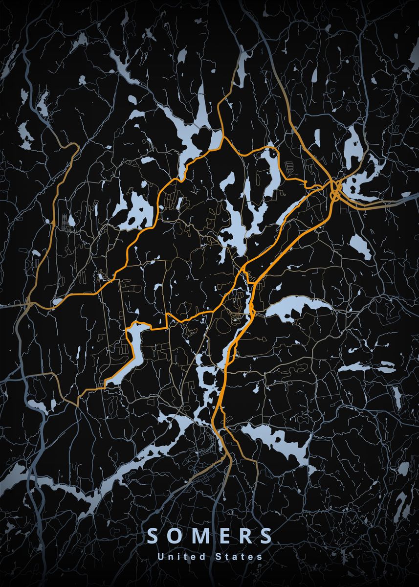 'Somers' Poster, picture, metal print, paint by Deeo | Displate