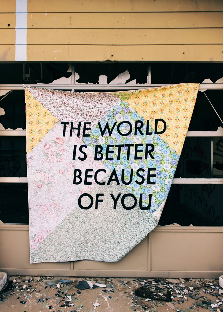 'Because of You' Poster, picture, metal print, paint by Sam Brady ...