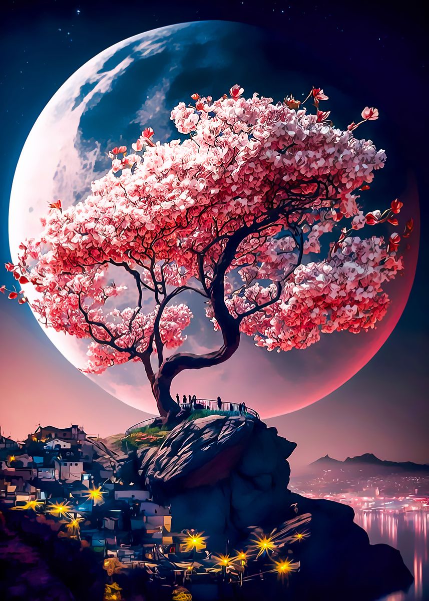'Fantasy Landscape' Poster, picture, metal print, paint by Miracle Art ...