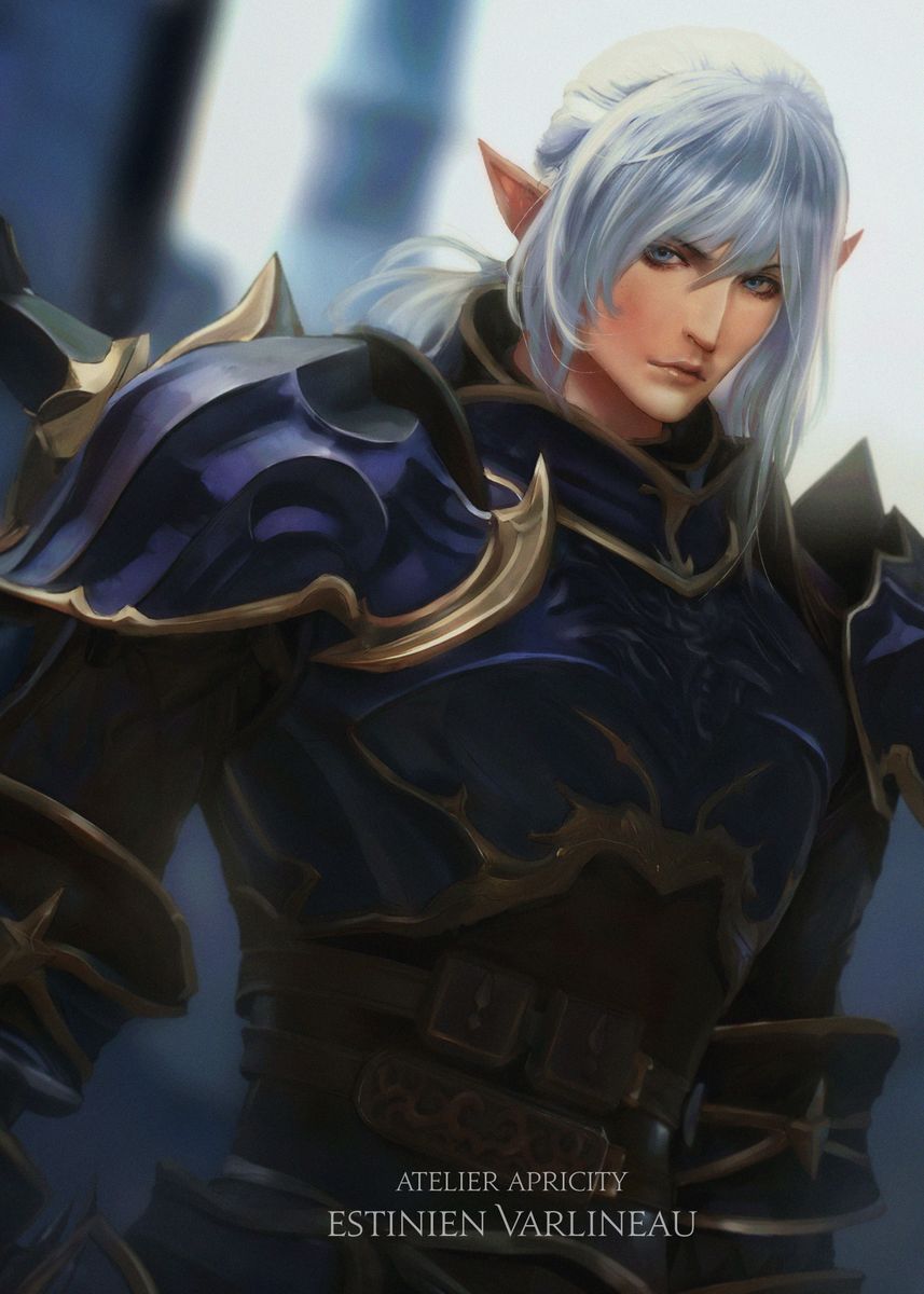 'The Azure Dragoon' Poster, picture, metal print, paint by Atelier ...