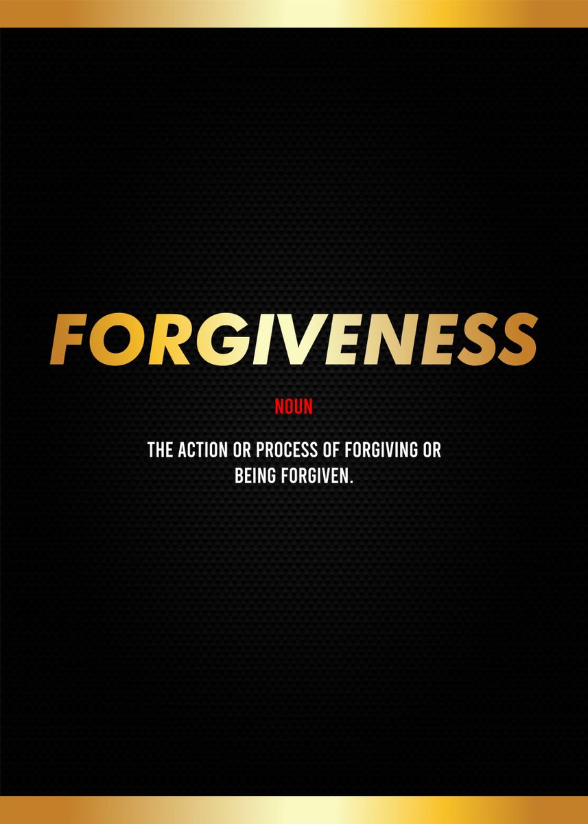 'forgiveness ' Poster, picture, metal print, paint by Most Popular Cult ...