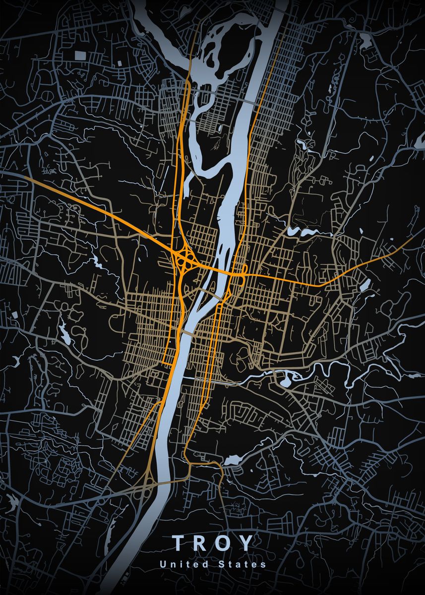 'Troy' Poster, picture, metal print, paint by Deeo | Displate