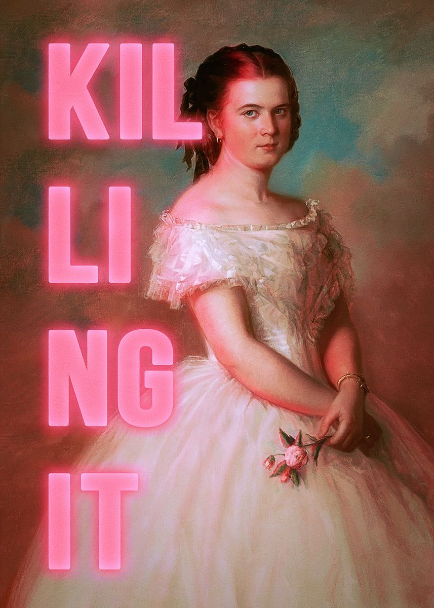 'Killing It' Poster, picture, metal print, paint by Jonas Loose | Displate
