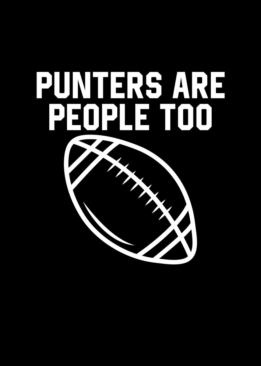 'Punters Are People Too' Poster, picture, metal print, paint by ...