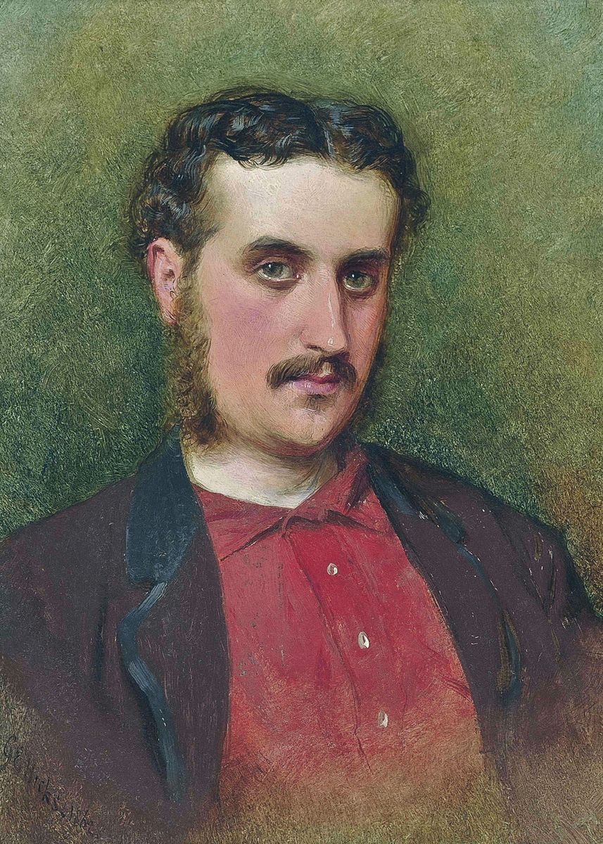 'George Elgar Hicks ' Poster, picture, metal print, paint by anamaria ...