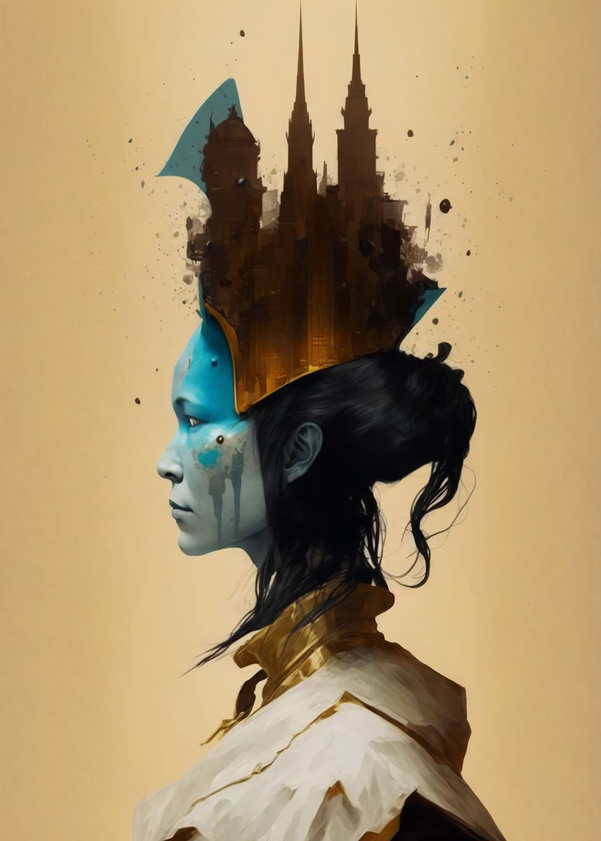 'Burden of Civilization 8' Poster by Alican Yavuzbarut | Displate