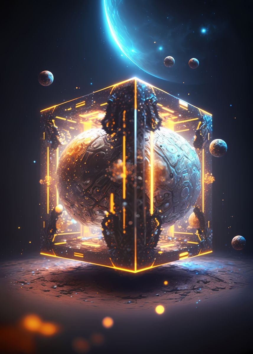 'Alien Technology' Poster, picture, metal print, paint by Luong Phat ...