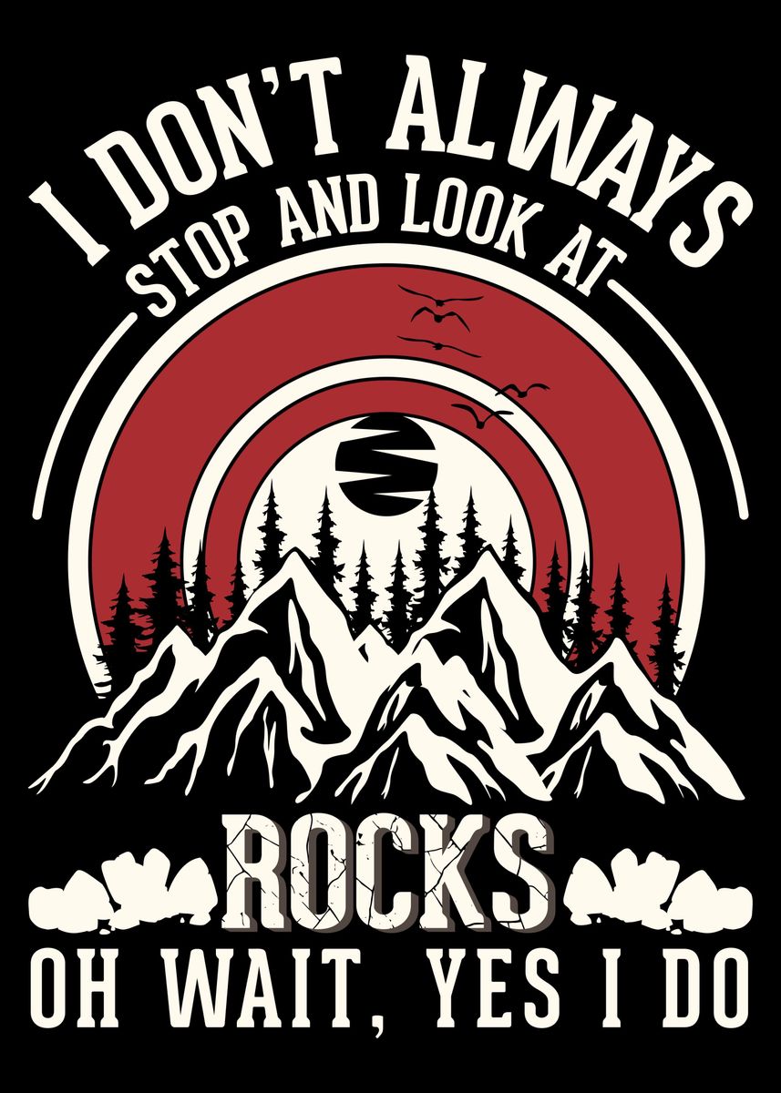 'Geology Rock Collecting' Poster by professionaldesigns | Displate