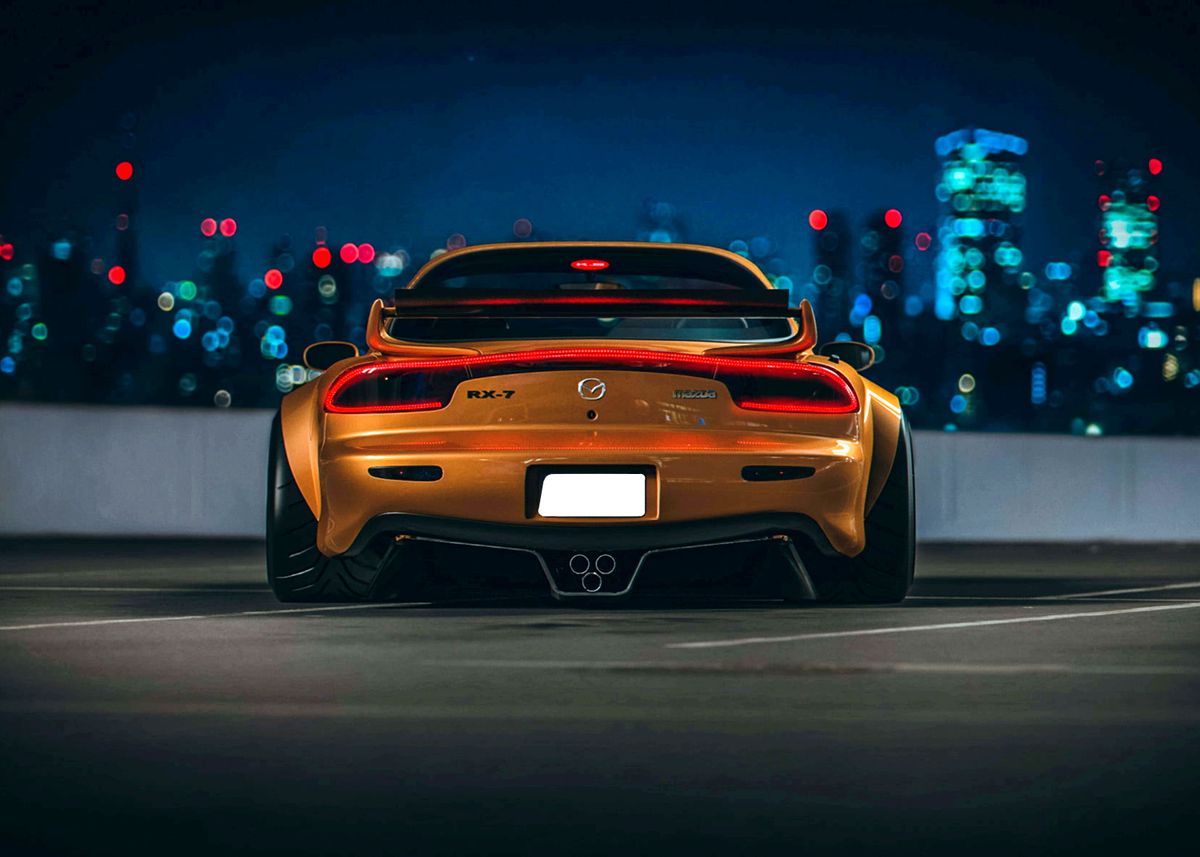 'Mazda RX7' Poster by Marcel Lee | Displate