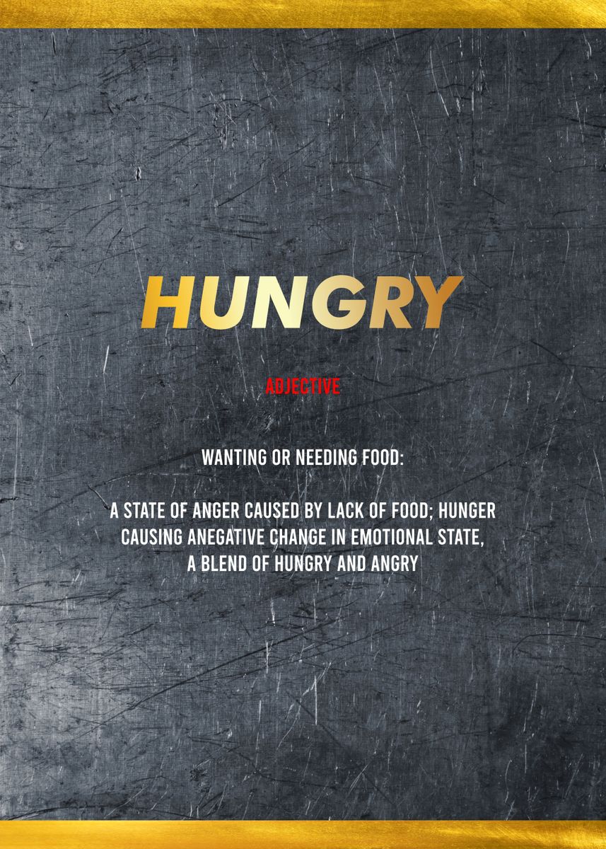 'hungry' Poster, picture, metal print, paint by Exclusive posters ...
