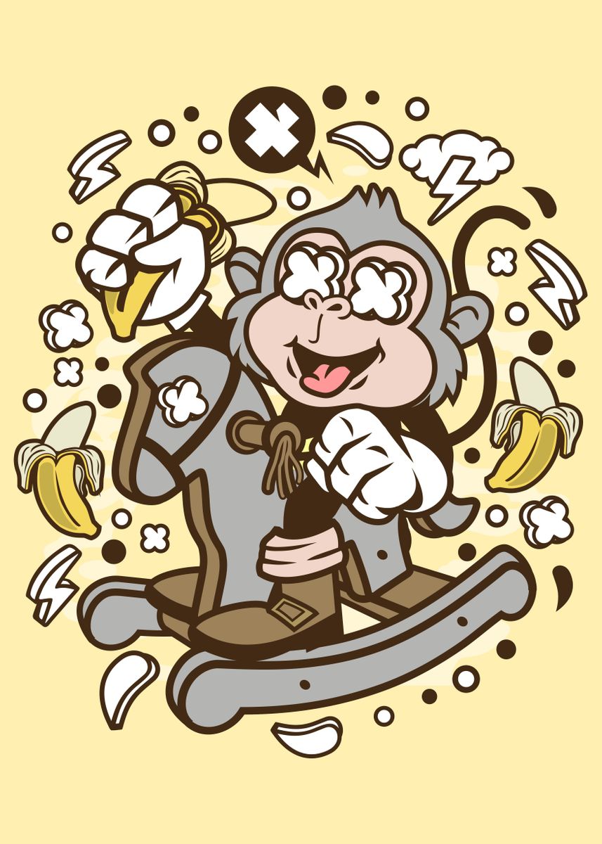 'Cartoon Illustration 315' Poster, picture, metal print, paint by Aloke ...