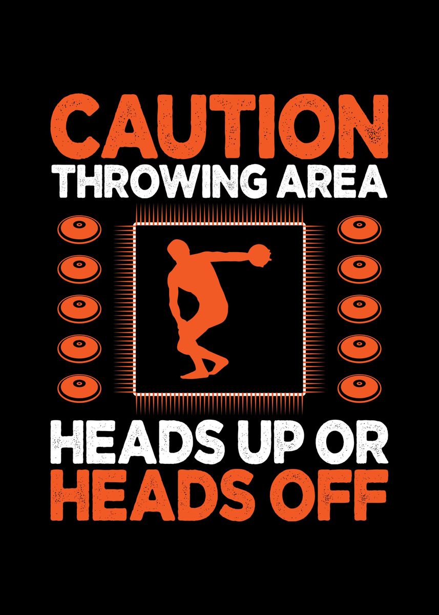 'Discus Throwing' Poster, picture, metal print, paint by Sebastian ...